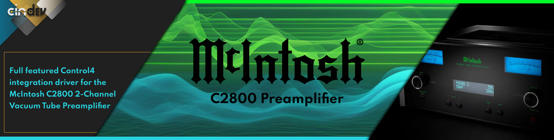 McIntosh C2800 Control4 Driver